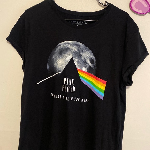 Pink Floyd | Tops | Pink Floyd Logo The Dark Side Of The Moon Black ...